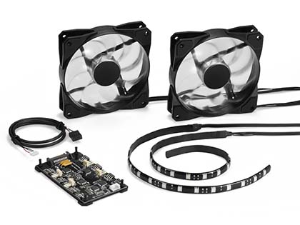 多数のファンやLEDを制御できるイルミネーションキットがSharkoonから - AKIBA PC Hotline!