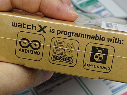 腕時計型デバイスの自作キット「watchX」が入荷、ArduinoやScratchで開発可能 - AKIBA PC Hotline!