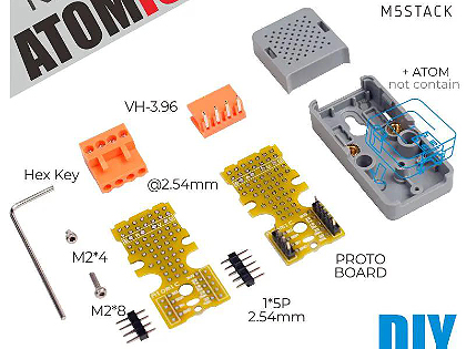 500円玉サイズの「M5Stack ATOM」向けプロト基板モジュールが店頭販売中 - AKIBA PC Hotline!