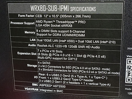 GIGABYTEのRyzen TR PROマザー「WRX80-SU8-IPMI」が入荷、PCIe x16スロットは7基 - AKIBA PC ...