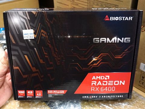 長さ170mmのRadeon RX 6400搭載カードがBIOSTARから - AKIBA PC Hotline!