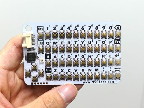 M5Stack用のカード型ミニキーボード - AKIBA PC Hotline!