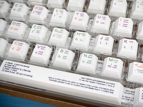 Vimのショートカットが一目で分かるキーキャップセット - AKIBA PC Hotline!