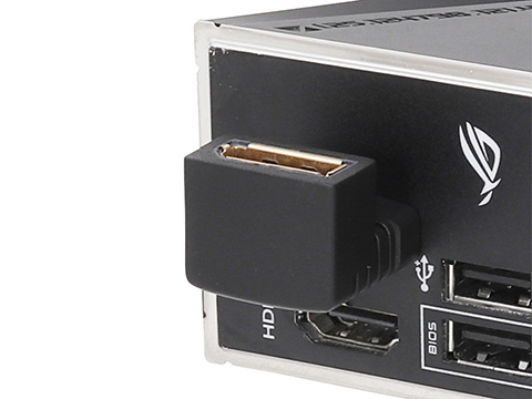 マザーボード上のUSBヘッダーやDisplayPortの向き変換アダプタがアイネックスから - AKIBA PC Hotline!