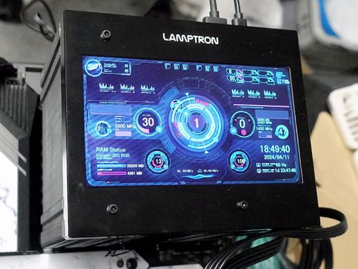 6インチ液晶搭載のド派手なCPUクーラー「LAMPTRON ST060」、オリオスペックにサンプル入荷 - AKIBA PC Hotline!