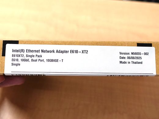 Intel最新NIC搭載のデュアル10GbE LANカード「E610-XT2」が入荷 - AKIBA PC Hotline!