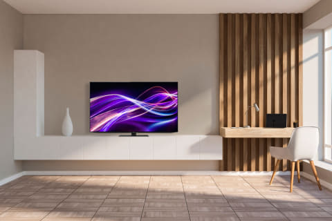 シャープ、国内初の最新世代QD-OLED「GS1」。AIおまかせで画音キレイ - AV Watch