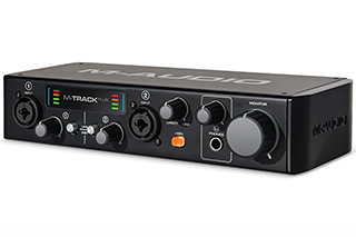 M-AUDIO、約14,800円の48kHz/24bit USBオーディオ「M-Track mk2」。96kHz対応のPlusも - AV Watch