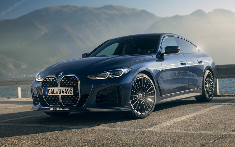 アルピナ、新型「BMW ALPINA B4 グラン クーペ」 ダイナミックなハンドリングと優れた安定性を実現 - Car Watch