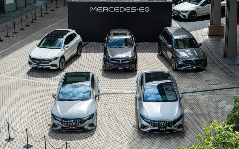 メルセデス・ベンツ、新型バッテリEV「EQS」「EQE」発表会 12月に世界初のEQ専売拠点を横浜にオープン - Car Watch