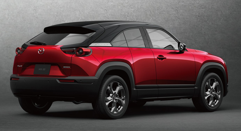 マツダ、コンパクトSUV「MX-30」「MX-30 EV MODEL」一部改良 新グレードとともにEVではAC1500W/AC150W電源、V2Hの給電機能を追加 - Car Watch