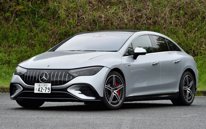 メルセデス EQシリーズの新型「EQE」試乗 スポーツバージョン「メルセデス AMG EQE 53 4MATIC＋」は圧巻のパフォーマンス / - Car Watch
