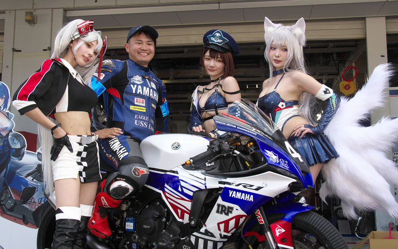 鈴鹿8耐、チームを応援するレースクイーンも登場 - Car Watch