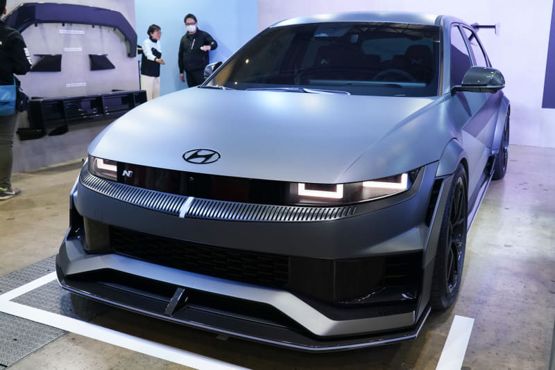 ヒョンデ、ハイパフォーマンスEV「アイオニック 5 N」ベースのチューニングモデル「NPX1」世界初公開