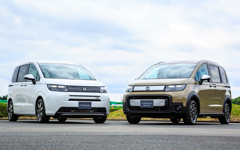 新型「フリード」（プロトタイプ）試乗 2モーターハイブリッド「e:HEV」の走りは注目に値する / - Car Watch