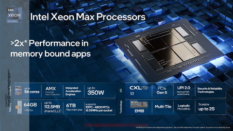 Intel、HPC向けCPU/GPUで「Maxシリーズ」ブランドを採用 1月初頭に第4世代Xeon SPの正式発表も表明 - クラウド Watch