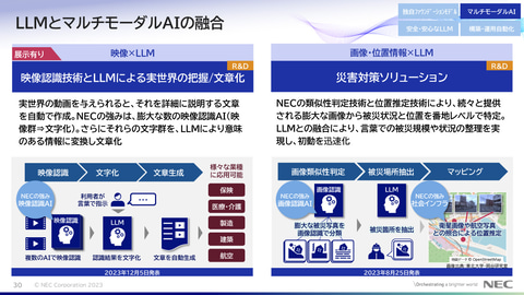 NEC、ビジネスに応じて最適化した生成AIの利用環境を2024年春より提供へ 独自の生成AI「cotomi」を活用 - クラウド Watch