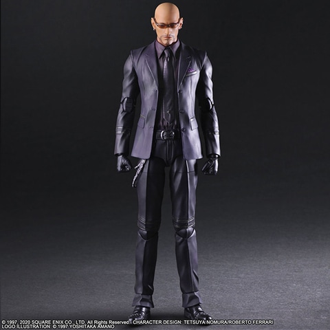 「FFVII REMAKE」より、スキンヘッドとたくましい体が特徴の「ルード」がアクションフィギュアになって登場！ - GAME Watch
