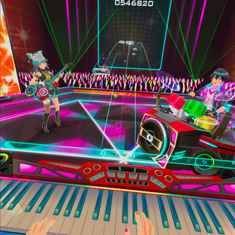 VR世界に「BEMANI」がやってきた！ 「BEAT ARENA」プレビュー - GAME Watch
