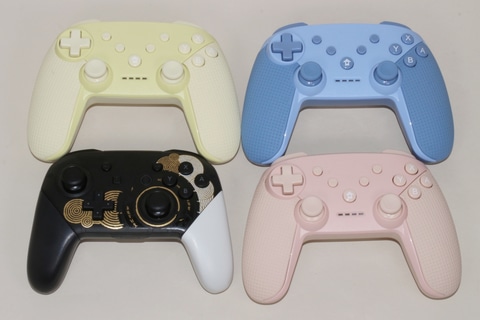 3COINS、Switchコントローラに新色登場！ 春らしいパステルカラー3色をさっそく使ってみた - GAME Watch