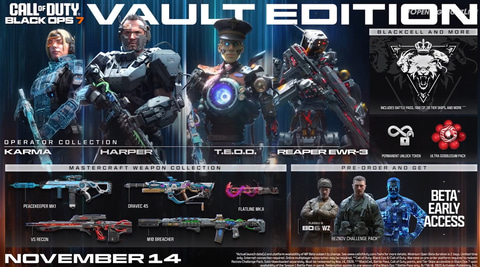 「CoD: BO7」発売日は11月14日！ トレーラー公開 - GAME Watch