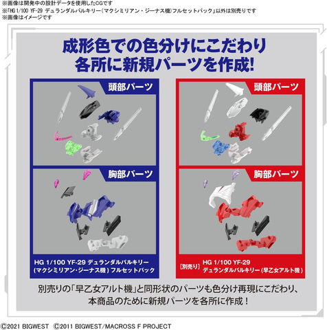 「劇場版マクロスΔ」よりプラモデル「HG YF-29 デュランダルバルキリー（マクシミリアン･ジーナス機）」Amazonで予約再開中 - HOBBY Watch