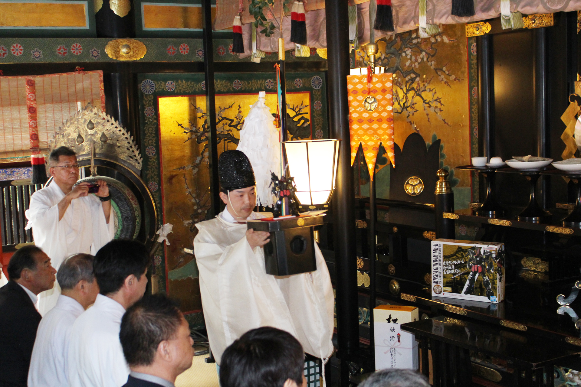 ガンプラ、日光東照宮に奉納される [668970678]