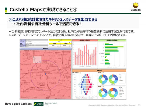 キャッシュレスデータから出店戦略検討。三井住友カード「Custella Maps」 - Impress Watch