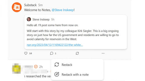 Substack、Twitter的な短文投稿サービス「Notes」一般公開 - Impress Watch