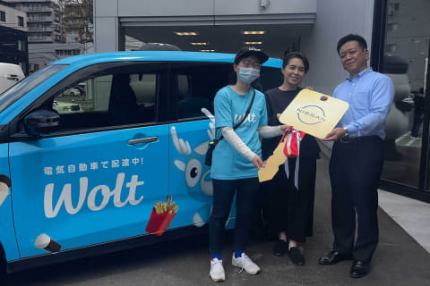 Wolt、日産「サクラ」でデリバリー EV利用は日本初 - Impress Watch