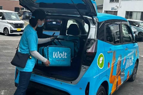 Wolt、日産「サクラ」でデリバリー EV利用は日本初 - Impress Watch