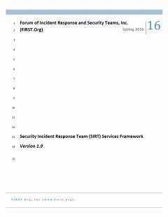 現代のCSIRTが提供するサービスをまとめた一覧「FIRST CSIRT Framework Version 1.1」【海外セキュリティ ...