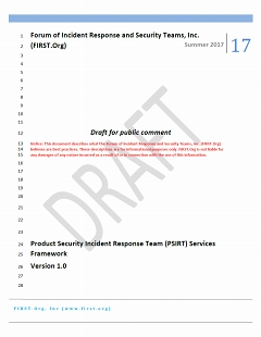 現代のCSIRTが提供するサービスをまとめた一覧「FIRST CSIRT Framework Version 1.1」【海外セキュリティ ...