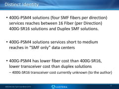 【光Ethernetの歴史と発展】53.125Gの「PAM-4」を4対束ねた「PSM4」で最大400Gbpsを実現する「400GBASE ...