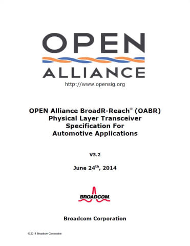 自動車用ネットワークの標準化（1） 「BroadR-Reach」および「100BASE-T1」と「IEEE 802.3bw」【ネット新技術 ...