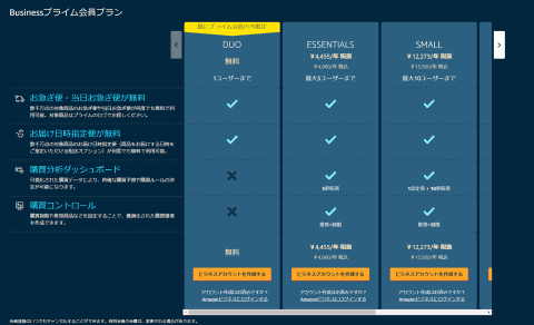 Amazon、「BusinessプライムDuo」を無料化。1ユーザーのみのビジネス購買向けプラン - INTERNET Watch