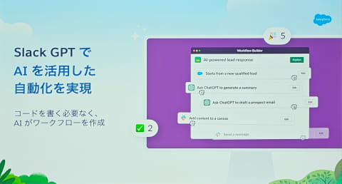 「Slack GPT」で何ができる？ 同社CEO/CTOが詳細を語る――新Slackは会話の要約や文書の自動作成をしてくれる ...