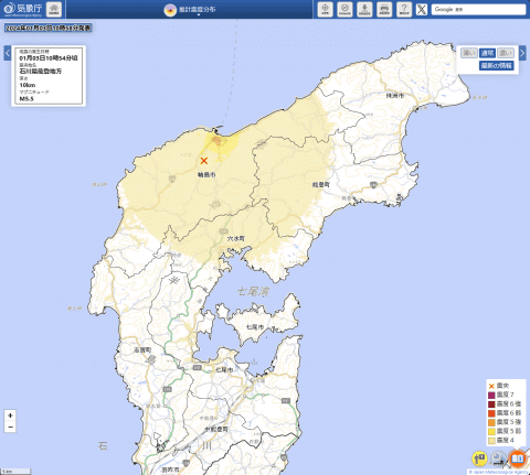 【令和6年能登半島地震】被災状況などを可視化した地図情報サイトまとめ～最新の航空写真、建物被害推定、道路の通行実績データ、避難所・支援物資拠点 ...