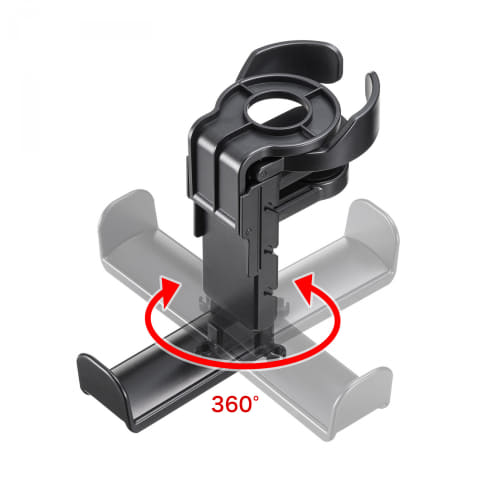 デスクに取り付けるドリンクホルダー＋ヘッドフォンフック「PDA-STN71BK」、サンワサプライが発売 - INTERNET Watch