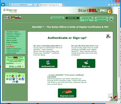 【清水理史の「イニシャルB」】 HTTPSでデータを納品したい！ StartComの無料SSLサーバー証明書をNASで使う - INTERNET Watch Watch