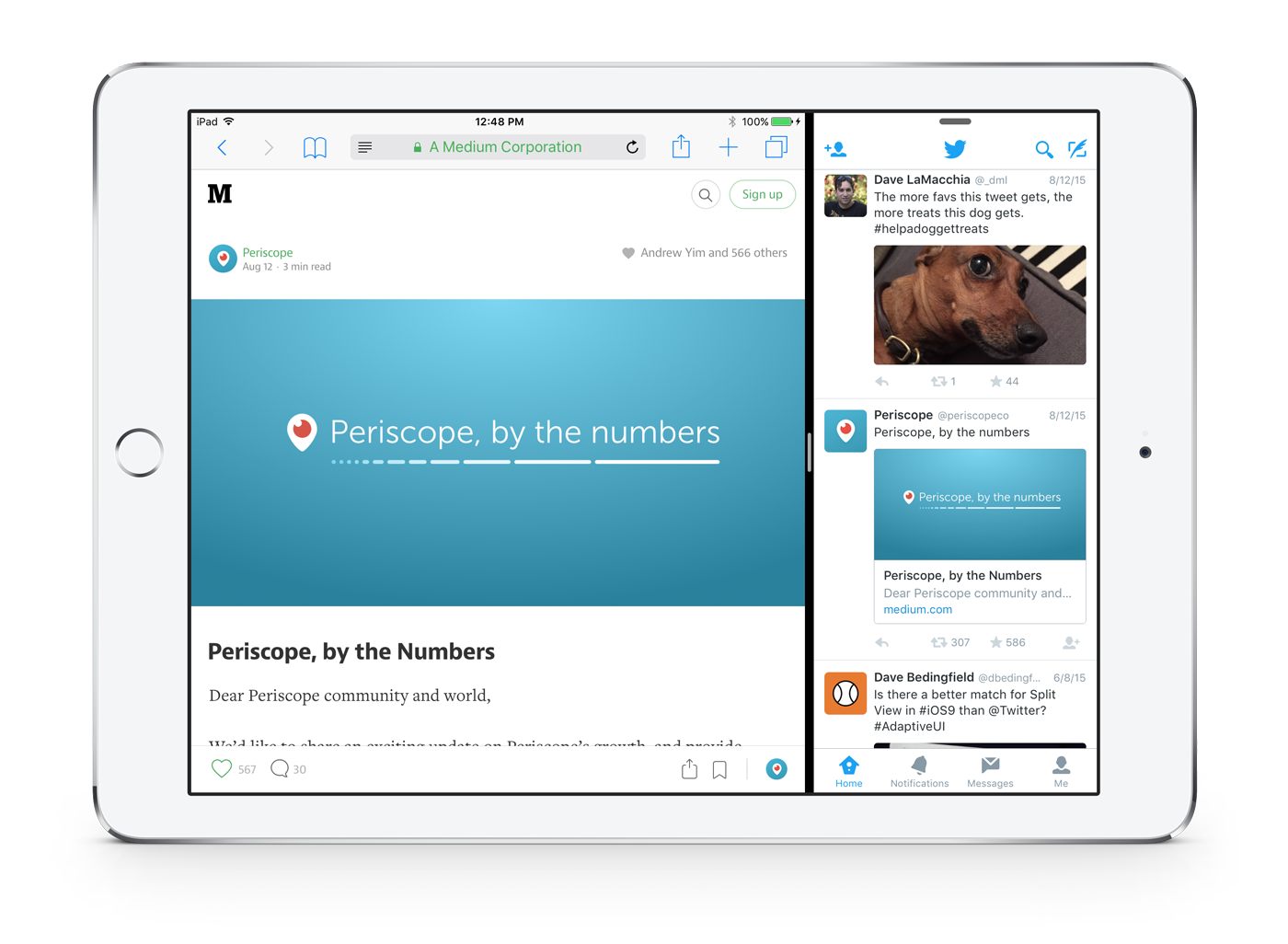 Twitter、iPhone/iPad向け公式アプリを統合、iPadでも引用ツイートなどが利用可能に -INTERNET Watch Watch