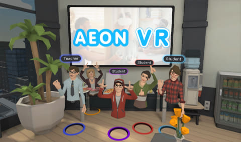 イーオン、メタバースで英語を学べる「AEON VR」を開始 Meta Quest2を使って学習 - こどもとIT