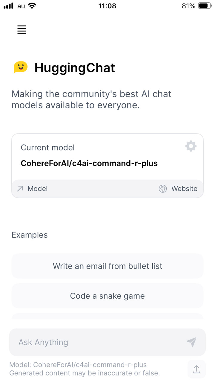 無料で使えるオープンなAIチャットツール「HuggingChat」 - ケータイ Watch