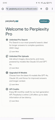 「LINEMO」のミニプランを契約し、AI検索エンジン「Perplexity」の有料版特典を申し込んでみました - ケータイ Watch