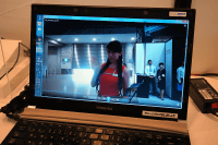 スマホにTransferJet、東芝ブースで - ケータイ Watch Watch