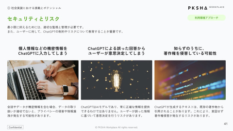 ChatGPTも部品の1つ、組み合わせて価値を創造すべき。AI SaaSのPKSHAが勉強会を実施 - PC Watch