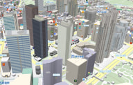 インクリメントP、ランドマークを3D化した「MapFan東京3DMap」公開 - トラベル Watch