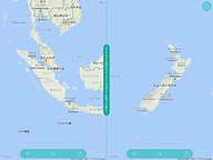 【トラベルアプリレビュー】2つの地図を並べて表示することで旅行先での距離感を把握しやすい 「DoubleMap for iOS」 - トラベル Watch