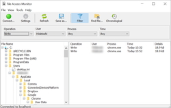 【レビュー】無償化されたファイルアクセスの監視ツール「SoftPerfect File Access Monitor」 - 窓の杜