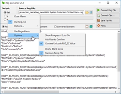 【レビュー】REGファイルをBAT/VBS/AU3ファイルへ変換するポータブルツール「Reg Converter」 - 窓の杜